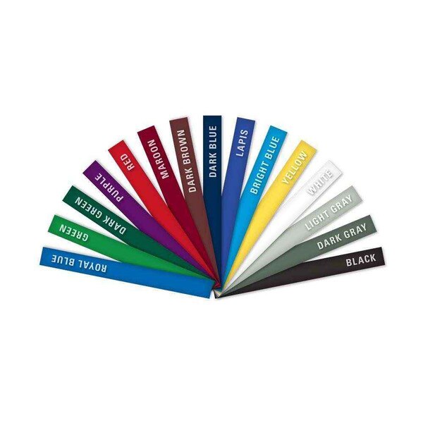 11" Narrow Black Fastback Binder Strips