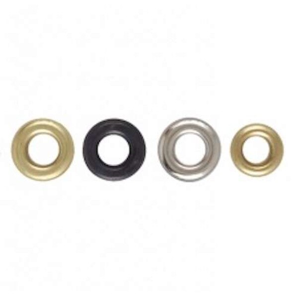 #2 Black Grommets with Flat Washers 500/box Hiker